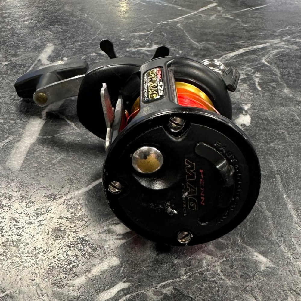 Pre-owned Penn 525 Supermag Sea Fishing Reel Magnetic Cast Control ...